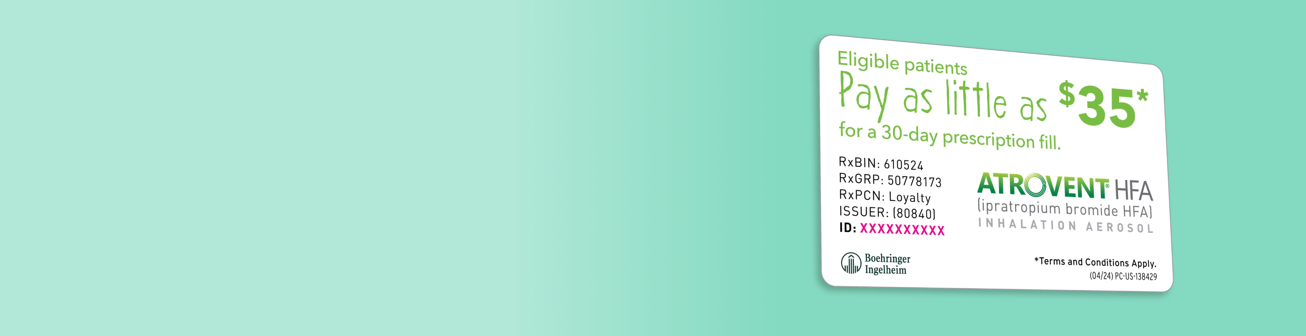 Savings Card Registration | ATROVENT® HFA