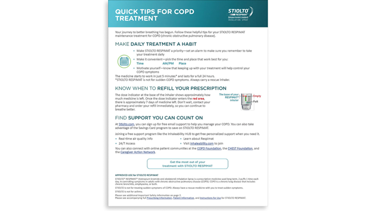 Resources | Stiolto® Respimat® Inhalation Spray