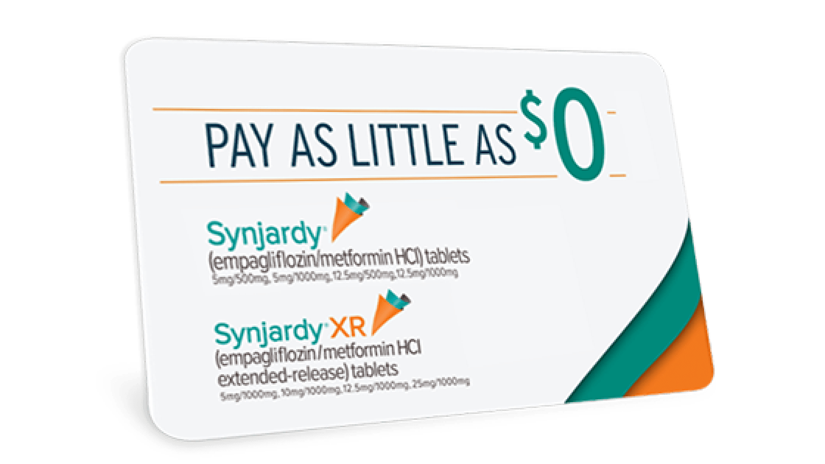 Savings Step 1 | Synjardy® (empagliflozin/metformin HCI) tablets